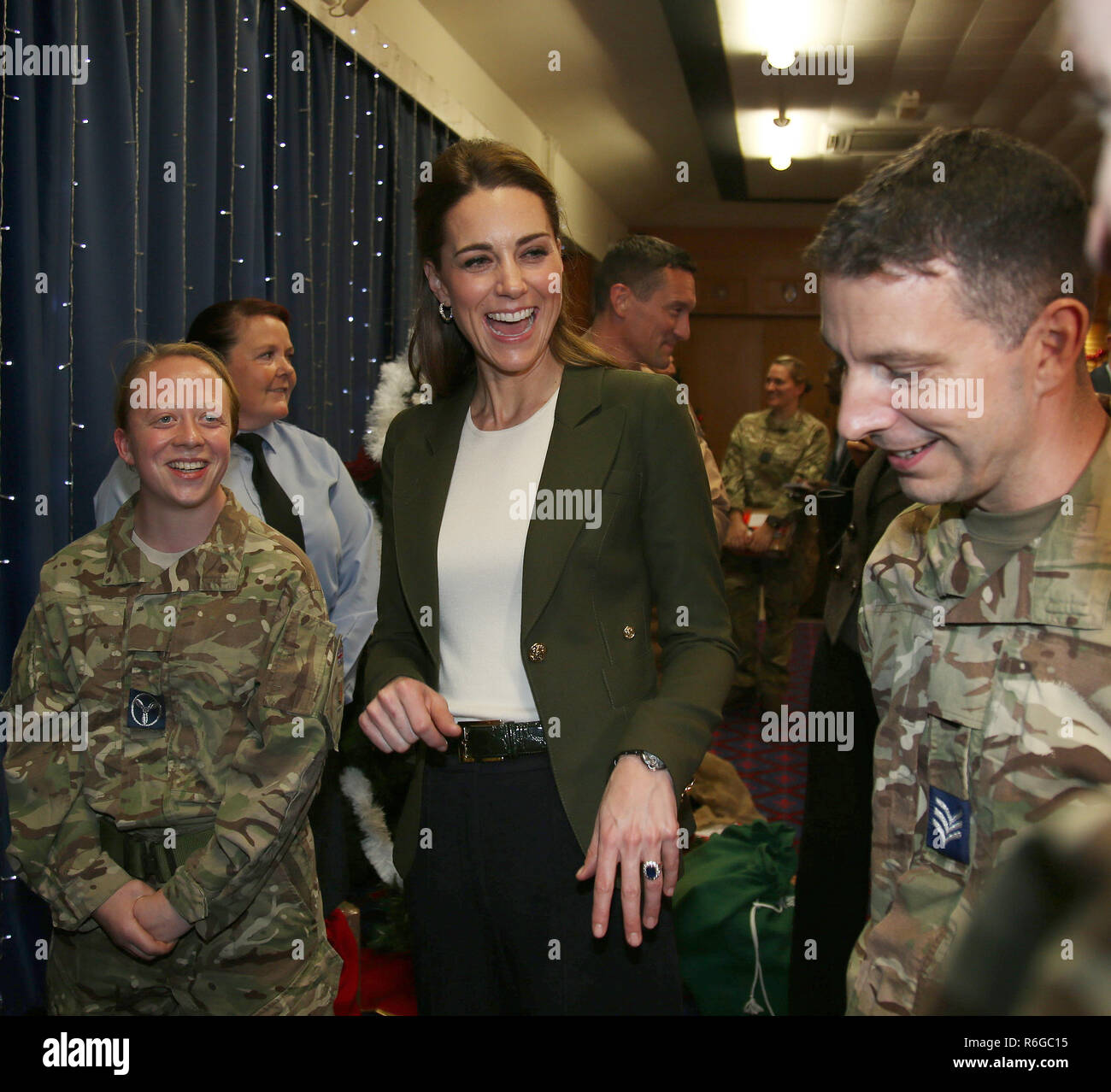Die Herzogin von Cambridge Besuche der Sergeant Chaos an RAF Akrotiri ...