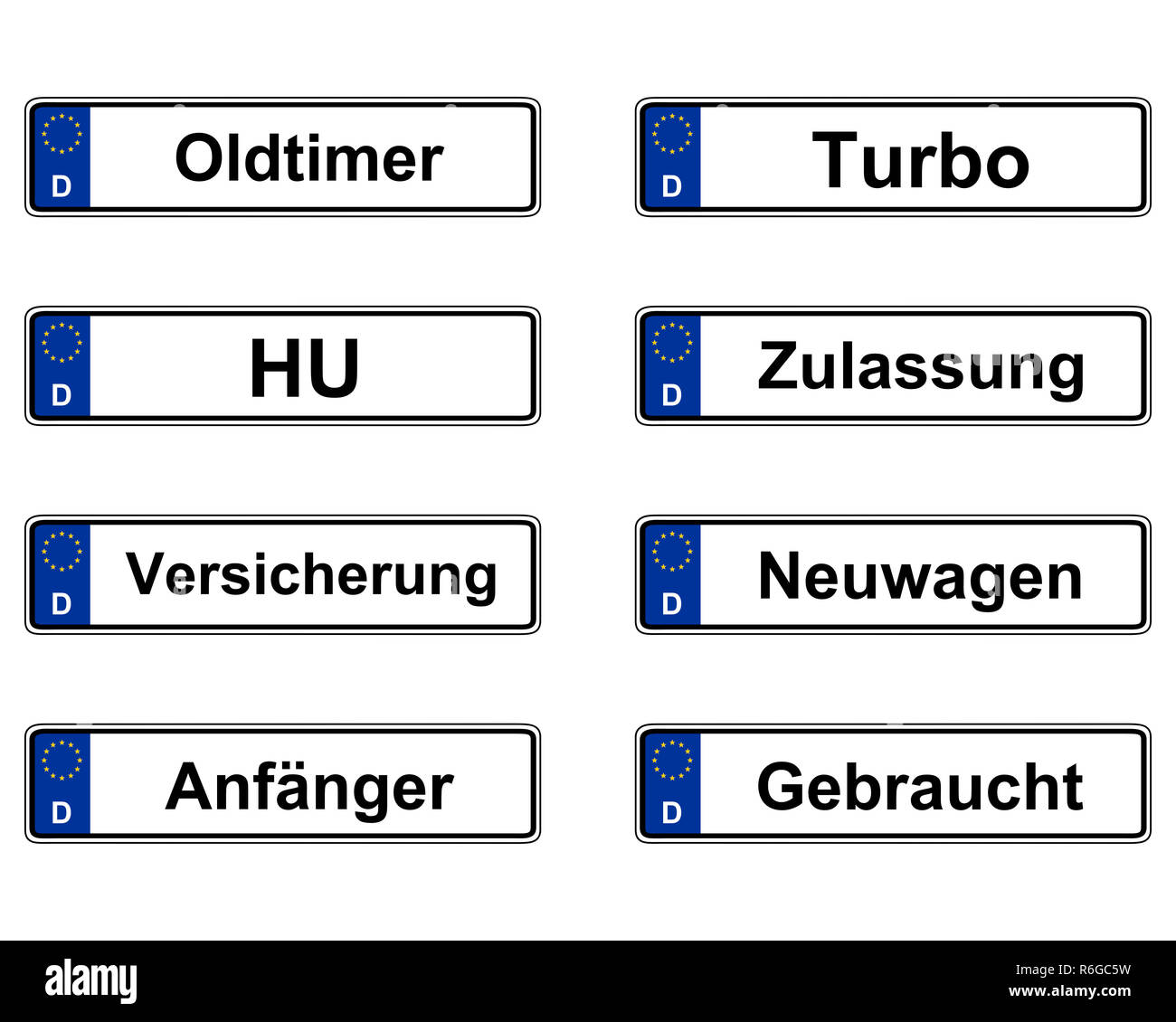 Kfz Kennzeichen Stockfotos und -bilder Kaufen - Alamy