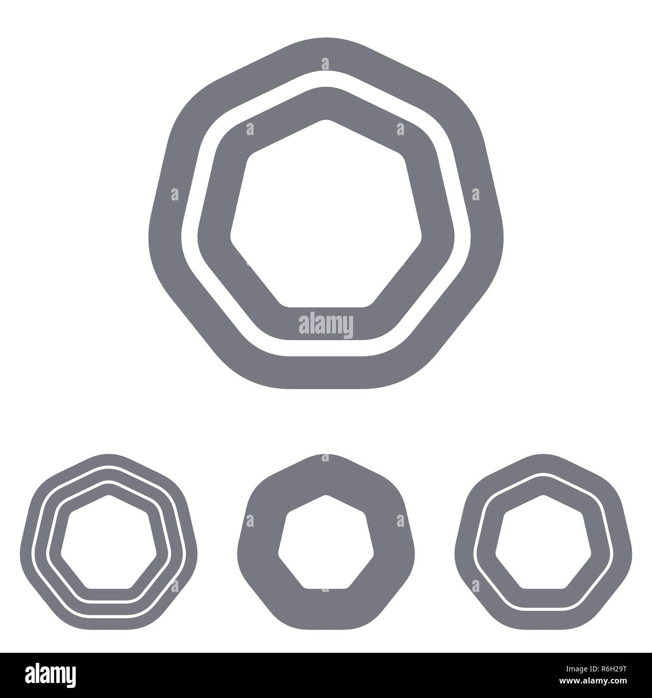 Heptagon design -Fotos und -Bildmaterial in hoher Auflösung – Alamy