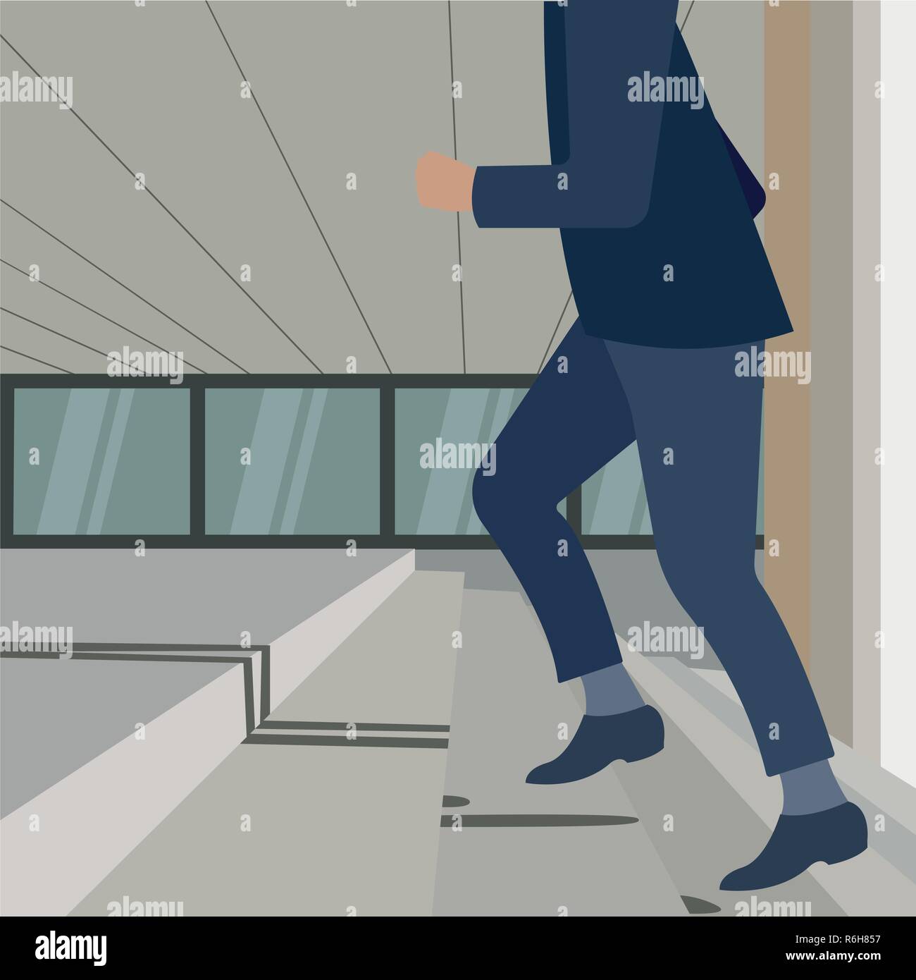 Die Treppe Hochgehen Stock-Vektorgrafiken kaufen - Alamy