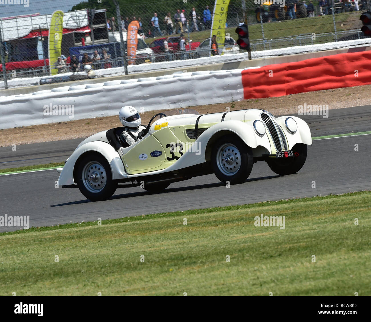 Neil Perkins, S Stanton, Frazer Nash BMW 328, BSF725, Kidston Trophäe ...