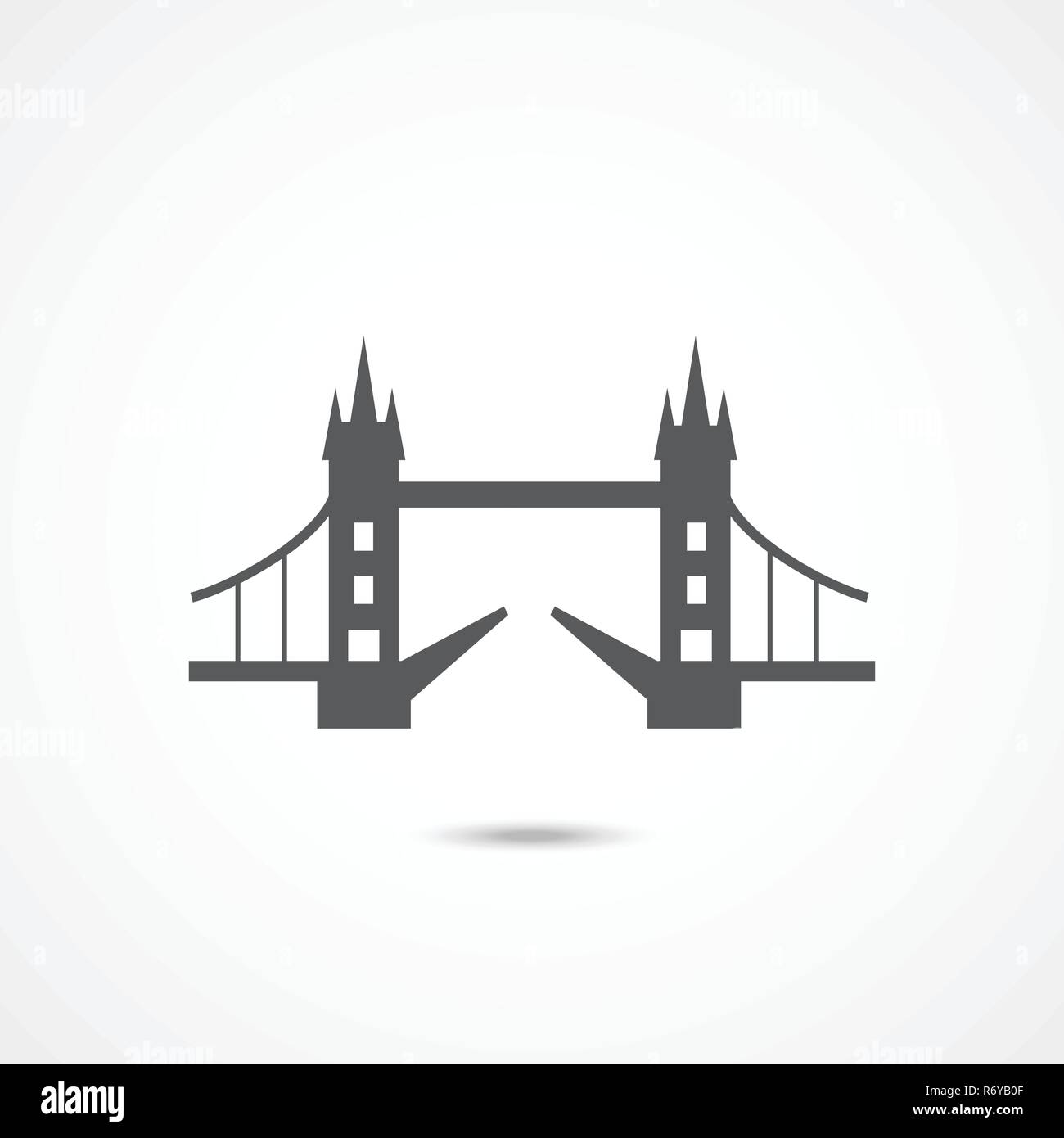 London Tower Bridge Symbol Stock Vektorgrafik Alamy