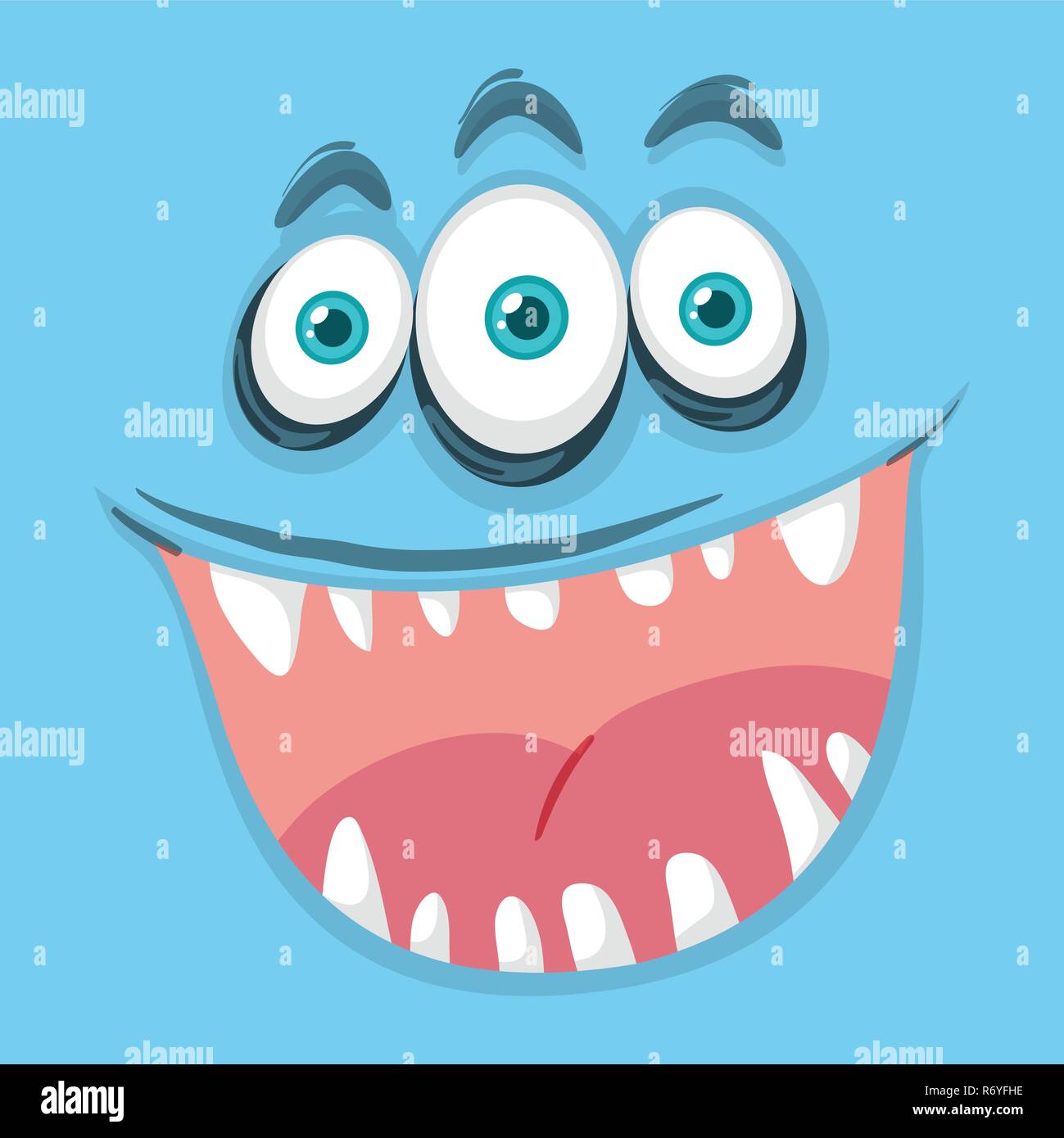 Blaue drei Stock-Vektorgrafiken kaufen - Alamy