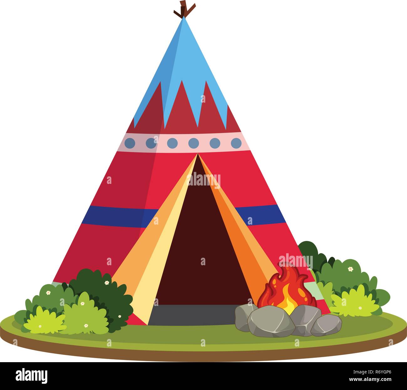 Zeichnung tipi Stock-Vektorgrafiken kaufen - Alamy