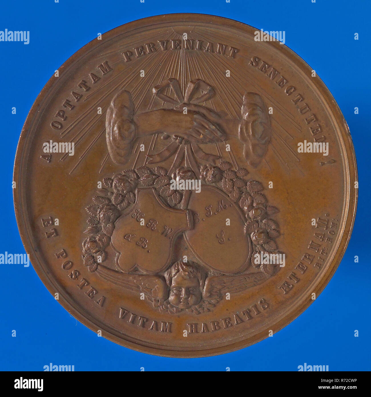 J.P.M. Menger, Medaille bei der Silbernen Hochzeit von H.R.W. De Bruijn ...