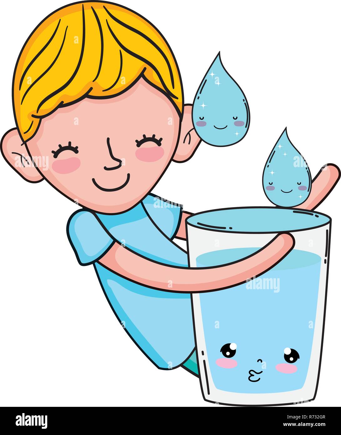 Cartoon Wasser Stockfotos und -bilder Kaufen - Alamy