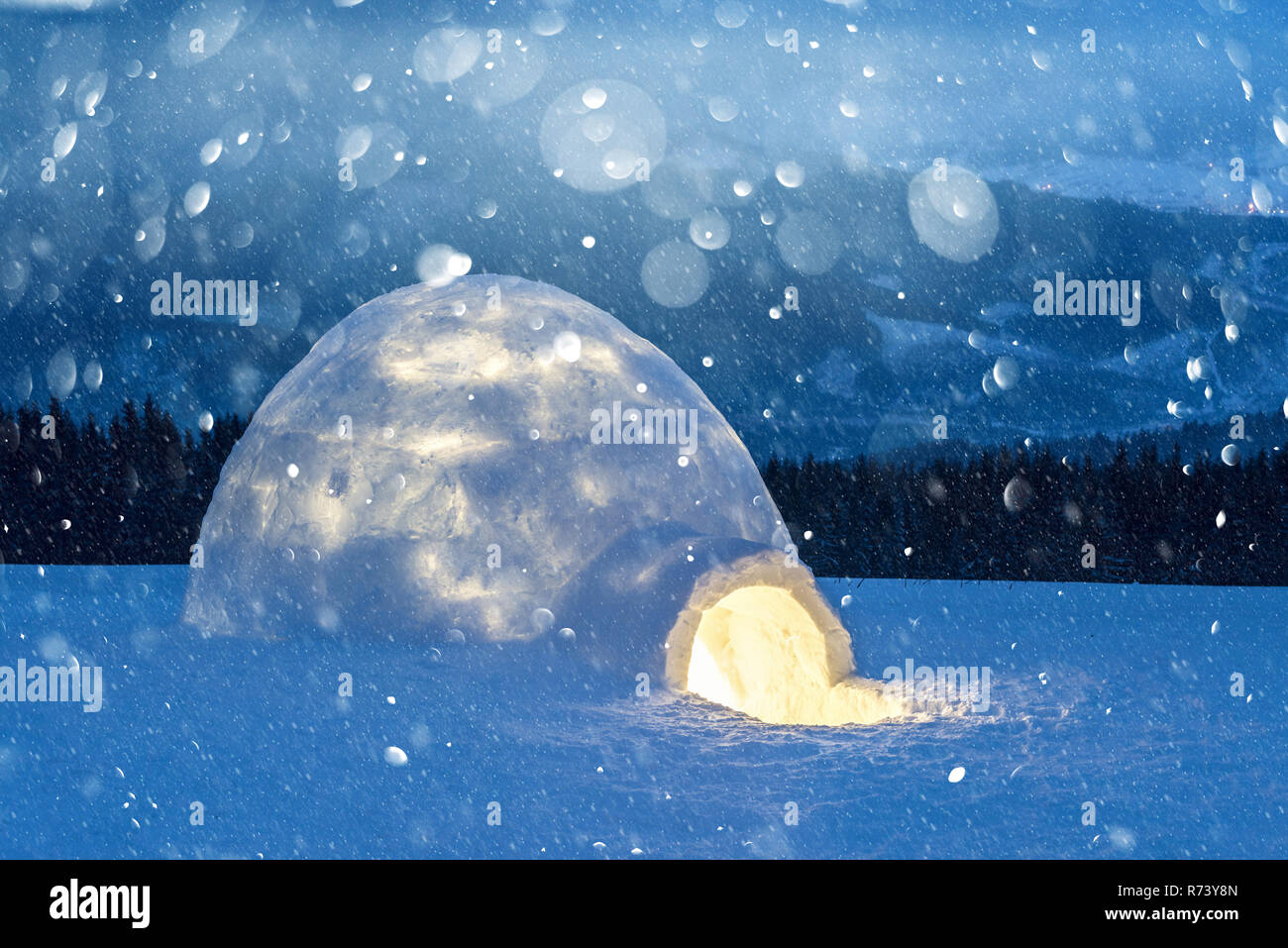 Igloo Structure Stockfotos und -bilder Kaufen - Alamy