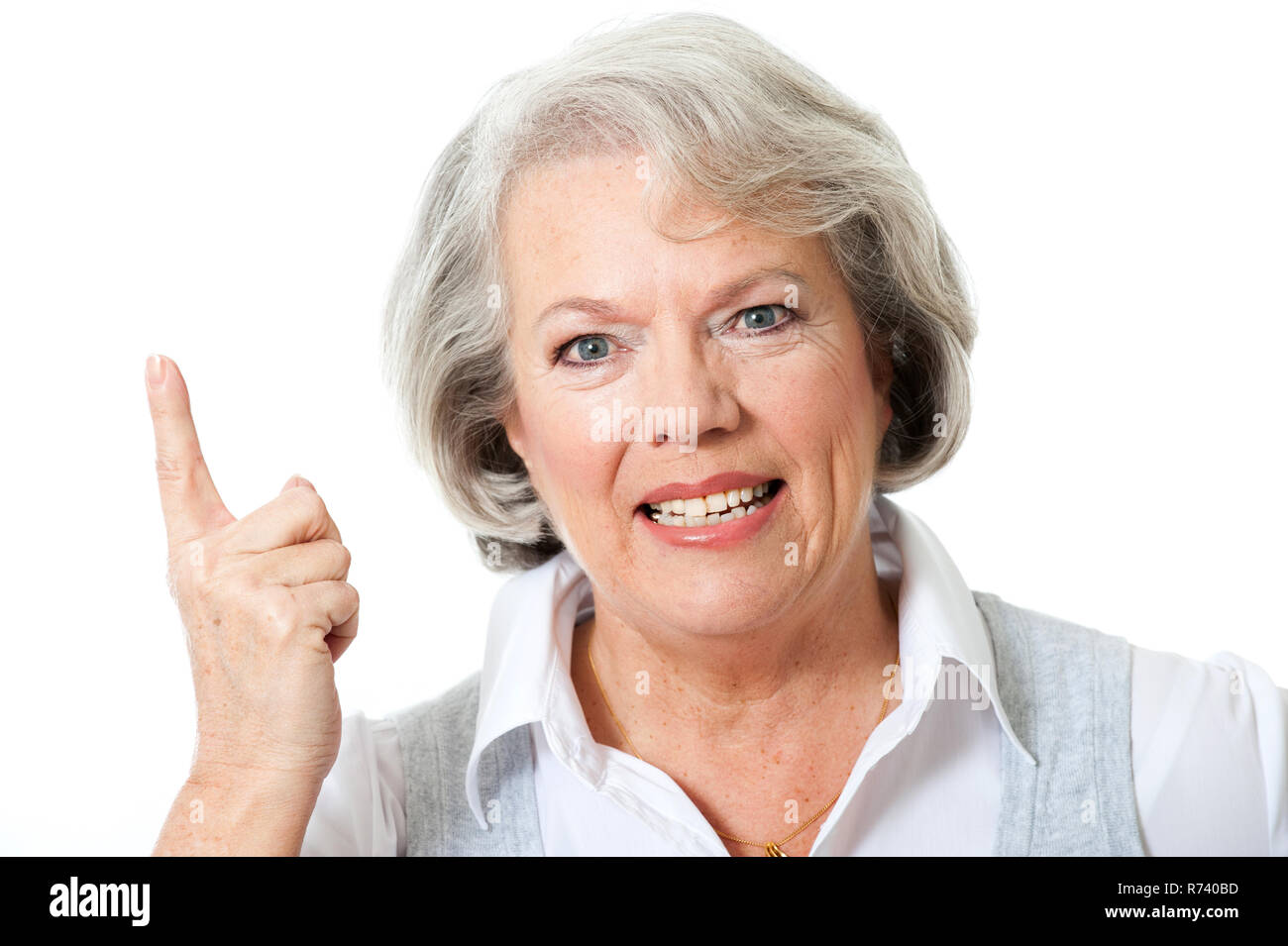 Ein finger erhoben -Fotos und -Bildmaterial in hoher Auflösung – Alamy