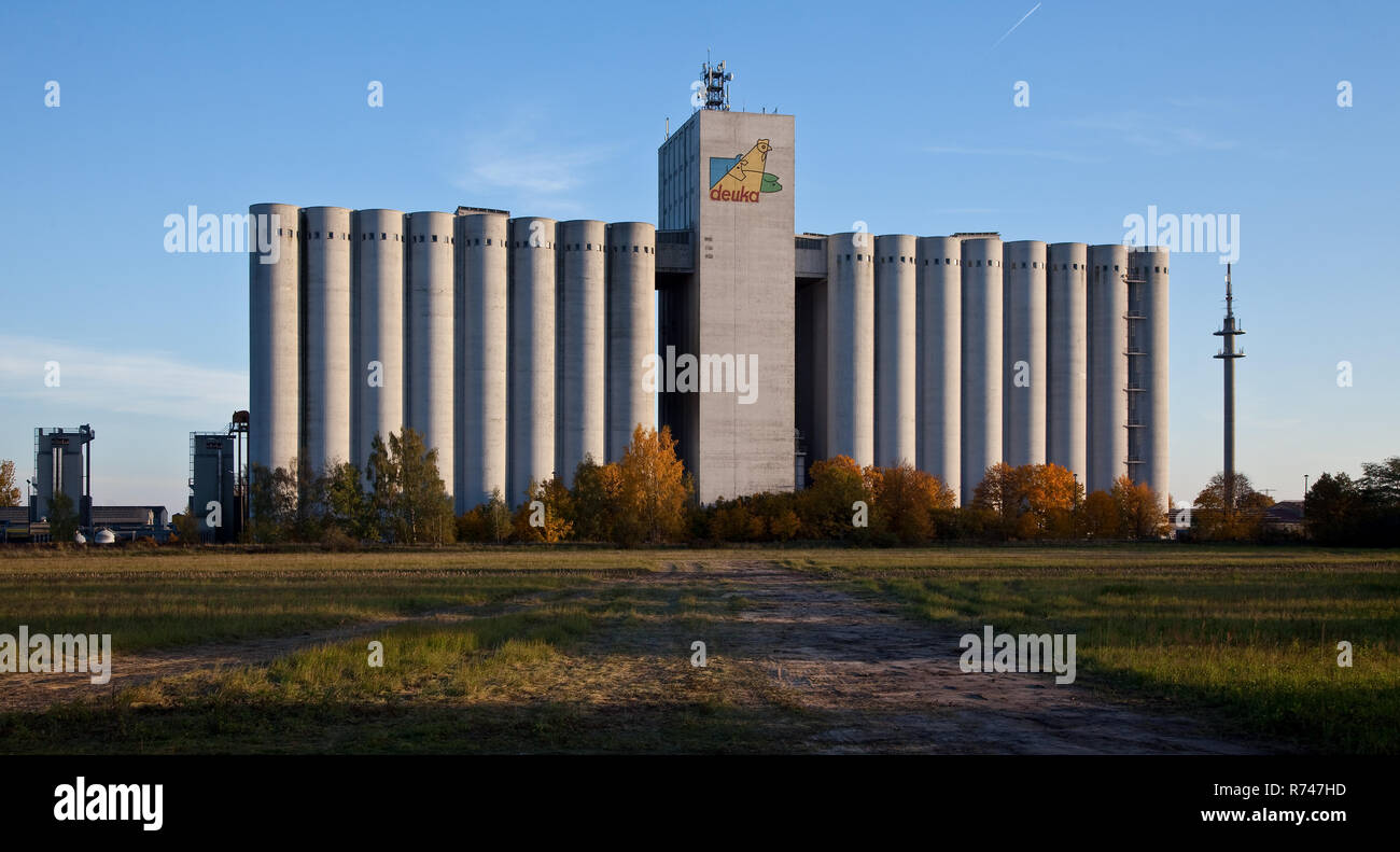 Herzberg an der Elster, Futtersilo, erbaut 1970 er 80er Jahre ...