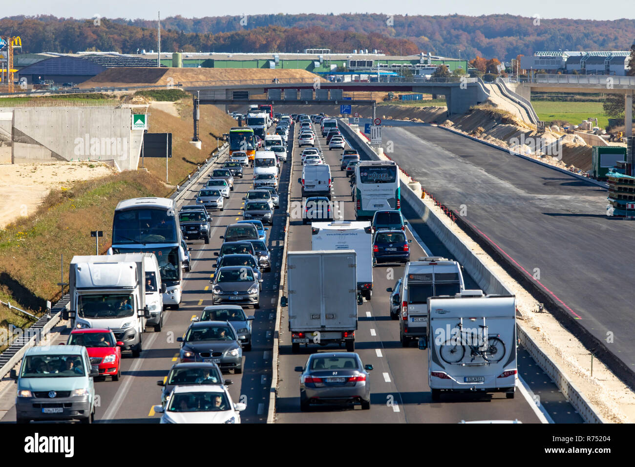 Highway A8 Stockfotos und -bilder Kaufen - Alamy
