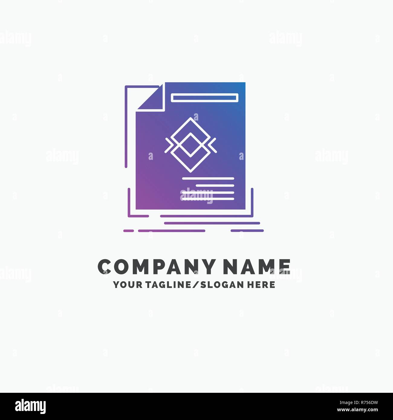 Stylish magazine cover page template -Fotos und -Bildmaterial in hoher ...