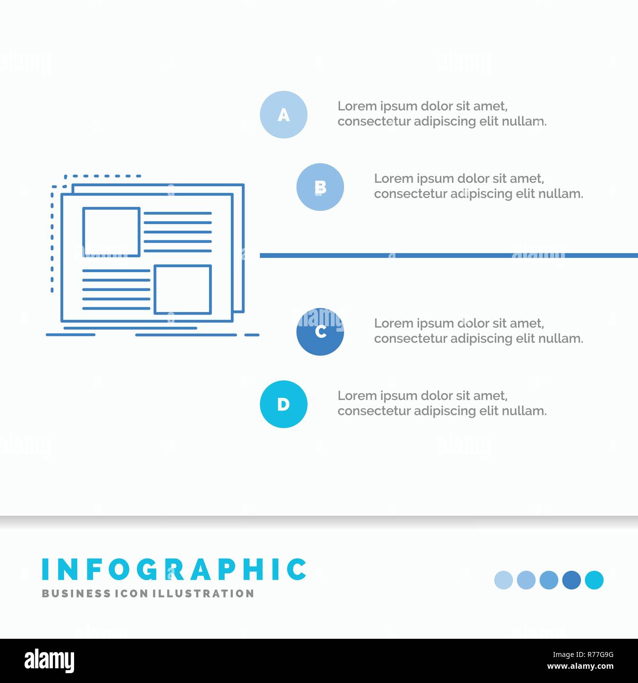 Inhalt, Design, Rahmen, Seite, text Infografiken Vorlage für die ...