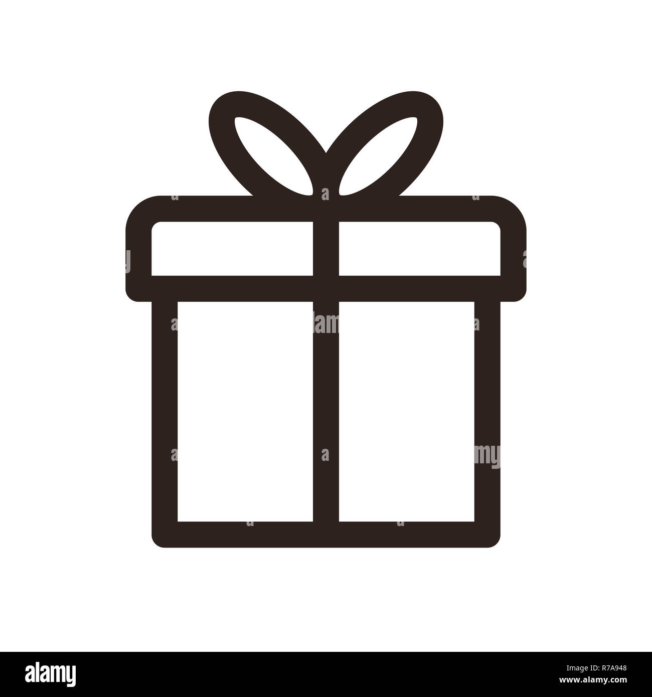 Geschenkbox symbol silhouette -Fotos und -Bildmaterial in hoher ...