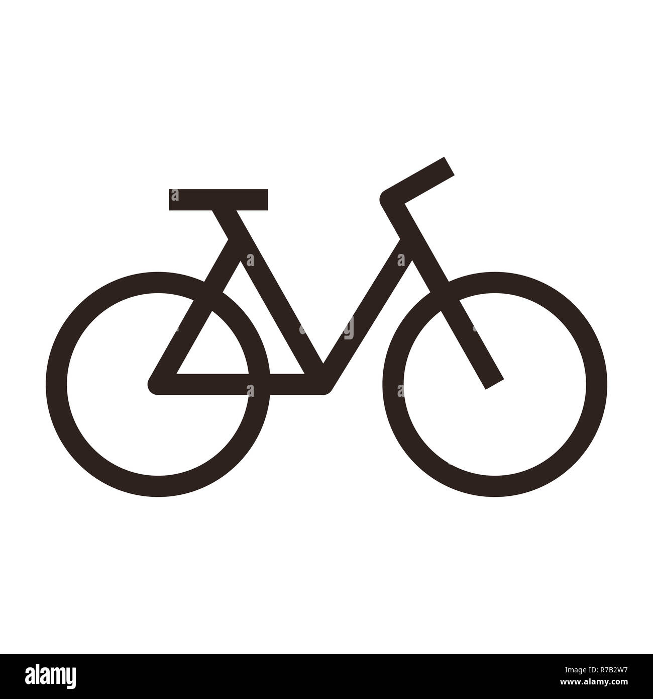 Bike piktogramm Ausgeschnittene Stockfotos und -bilder - Alamy