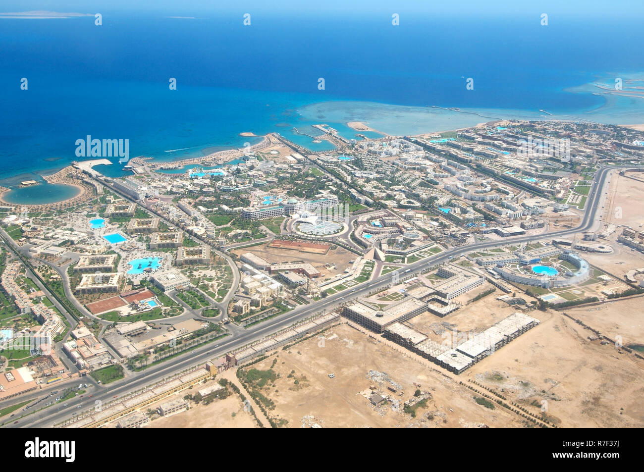 Aerial view hurghada -Fotos und -Bildmaterial in hoher Auflösung – Alamy
