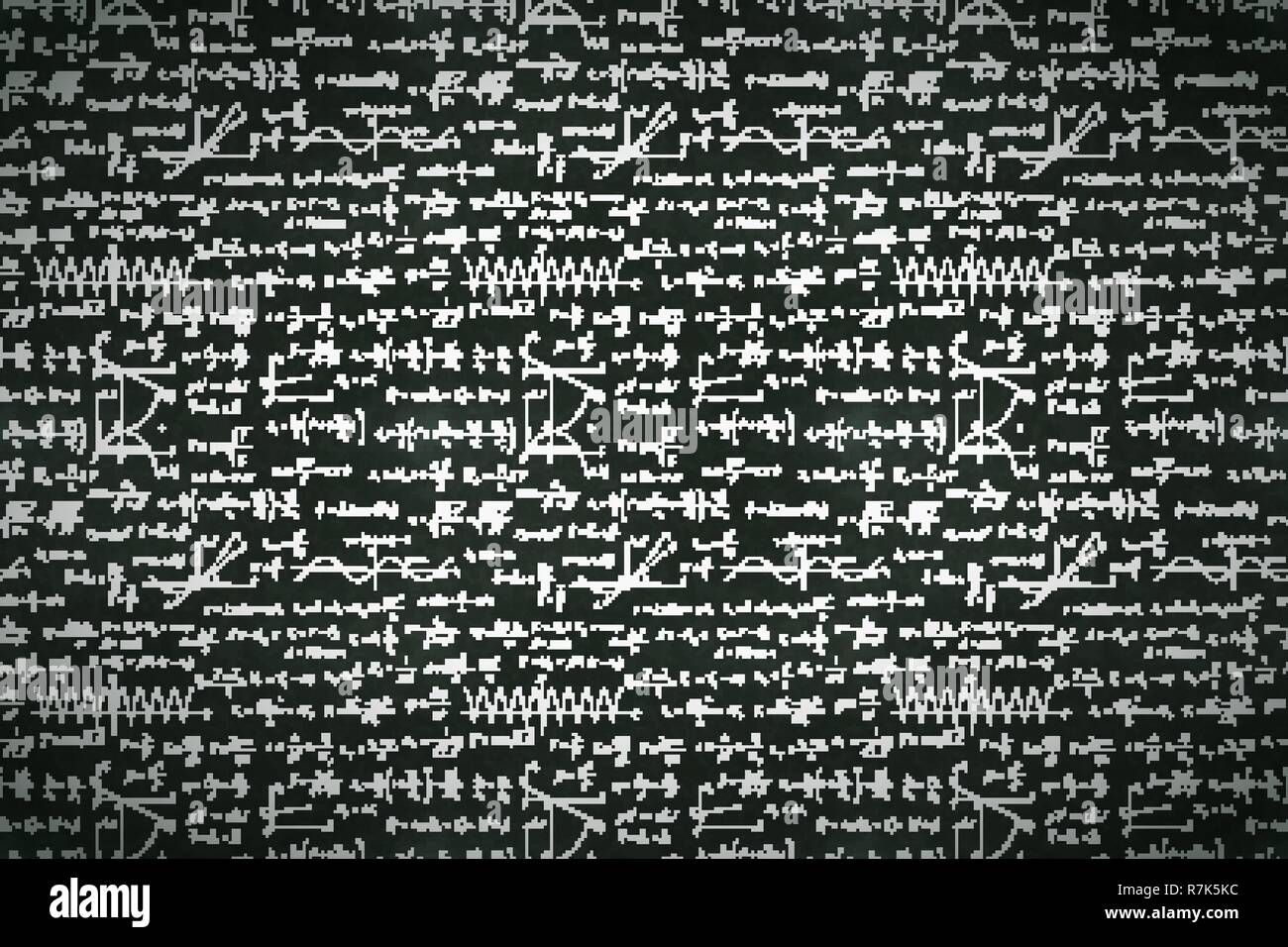 Handschriftliche formeln Stock-Vektorgrafiken kaufen - Alamy