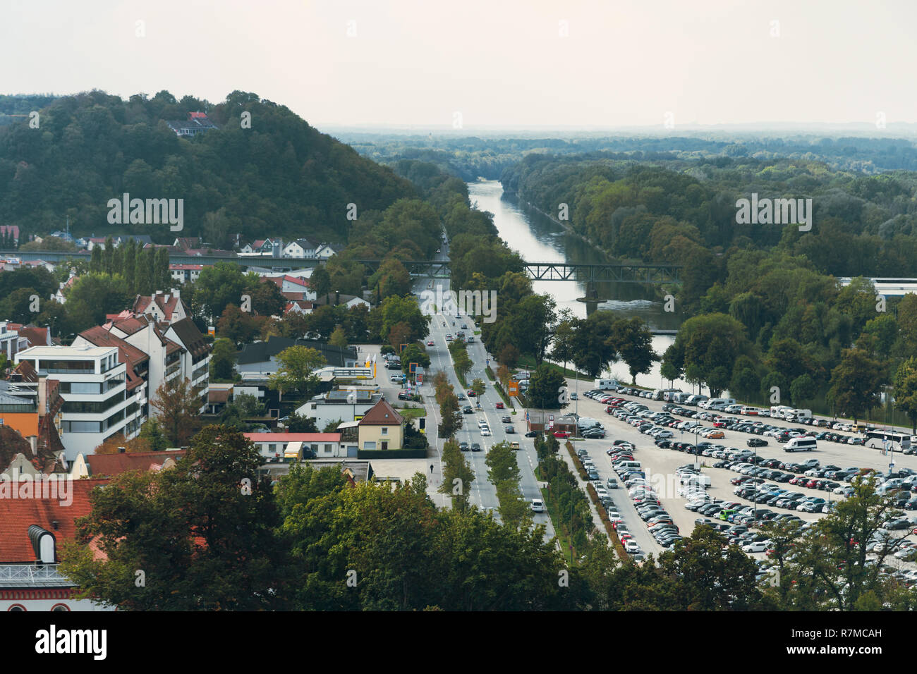 Old town of landshut at isar river -Fotos und -Bildmaterial in hoher ...