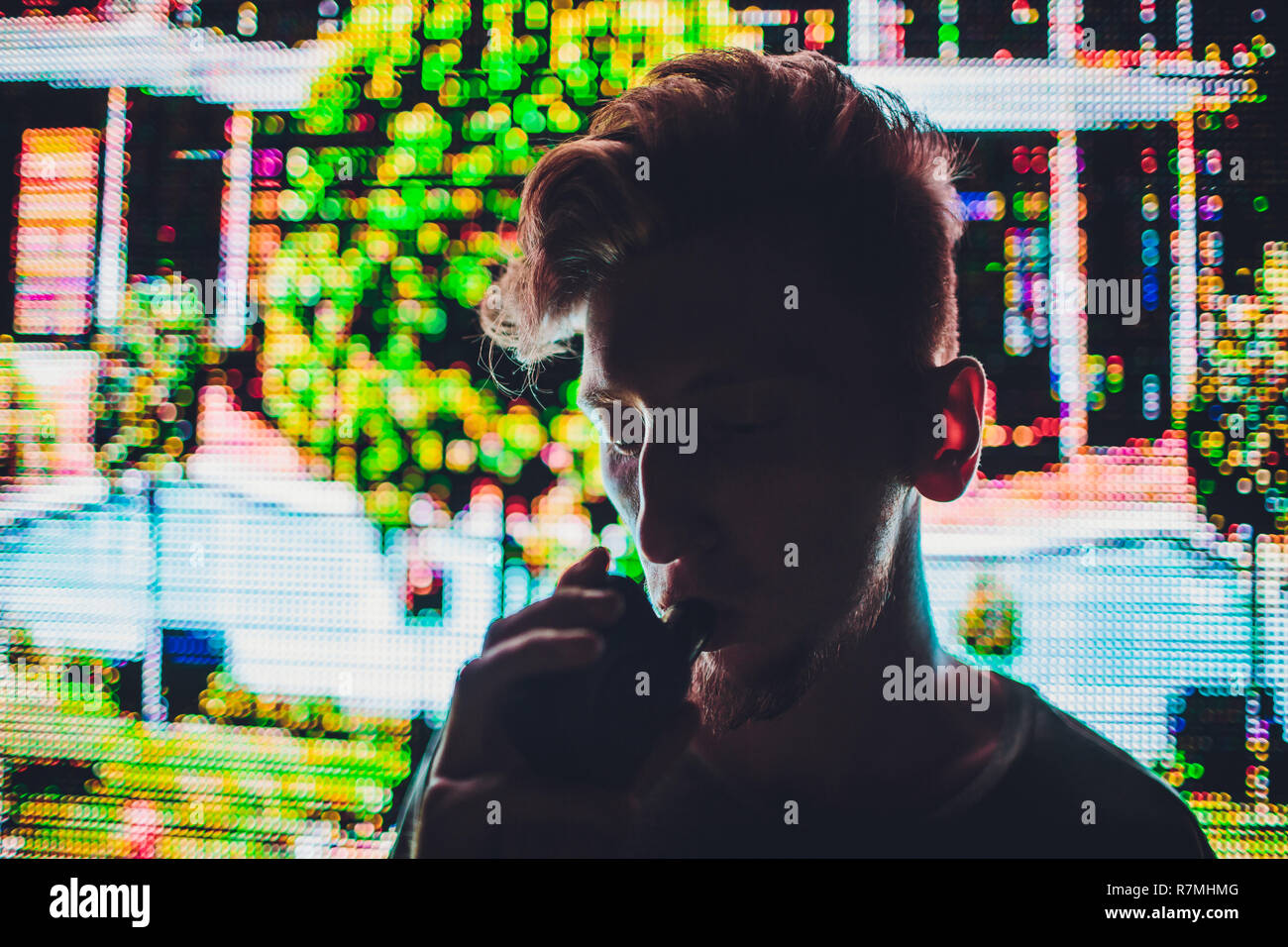 Woman smoking cigarette in car -Fotos und -Bildmaterial in hoher ...