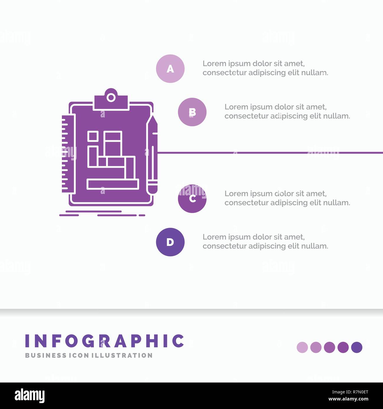 Algorithmus, Prozess, System, Arbeit, Workflow Infografiken Vorlage für ...