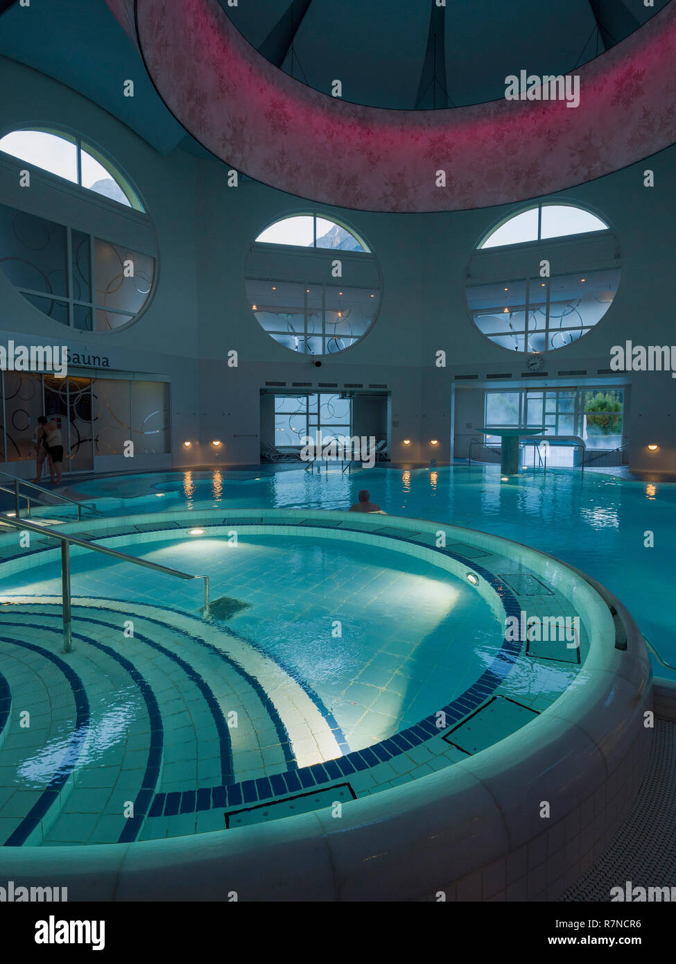 Thermalbad Therme Bogn, Scuol, Scuol, Engadin, Graubünden, Schweiz ...