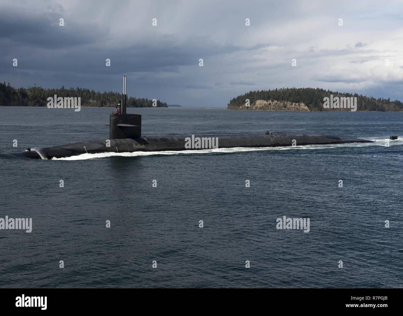 Ballistik raketen u boot uss pennsylvania ssbn 735 Stockfotos und ...