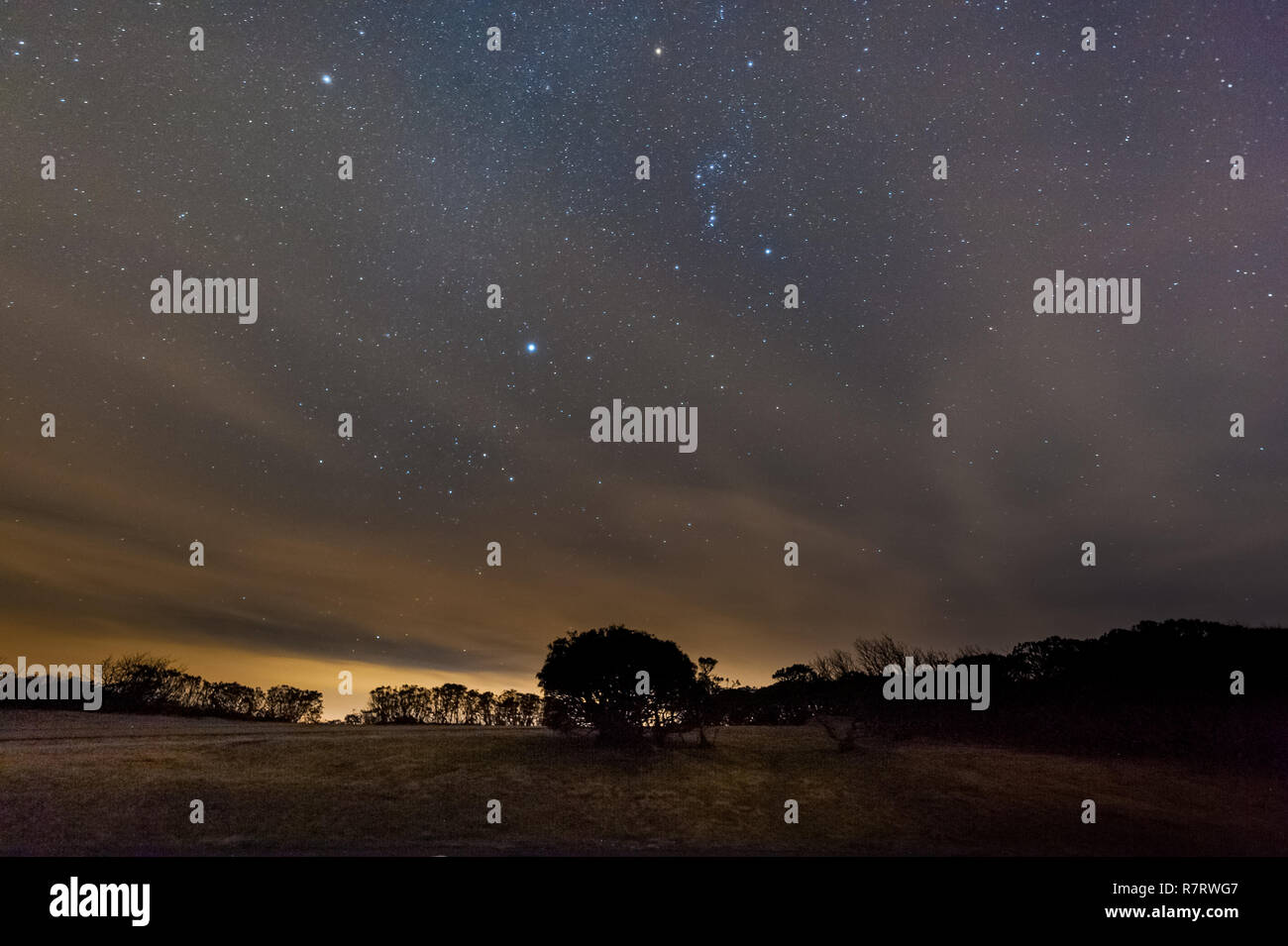 Orion und Der Stern Sirius Stockfotos und -bilder Kaufen - Alamy