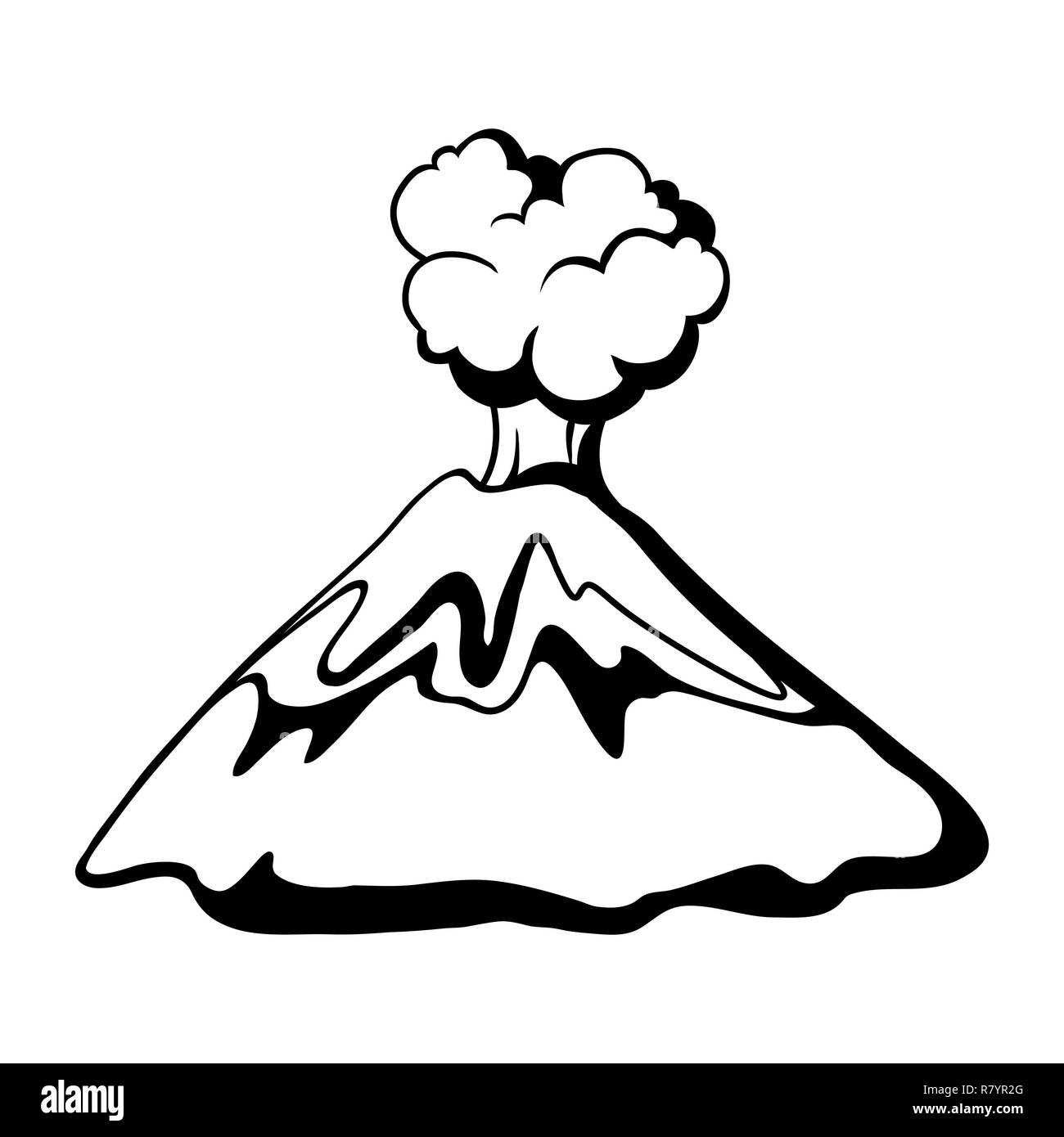 Vulkanischer lavagestein Stock-Vektorgrafiken kaufen - Alamy