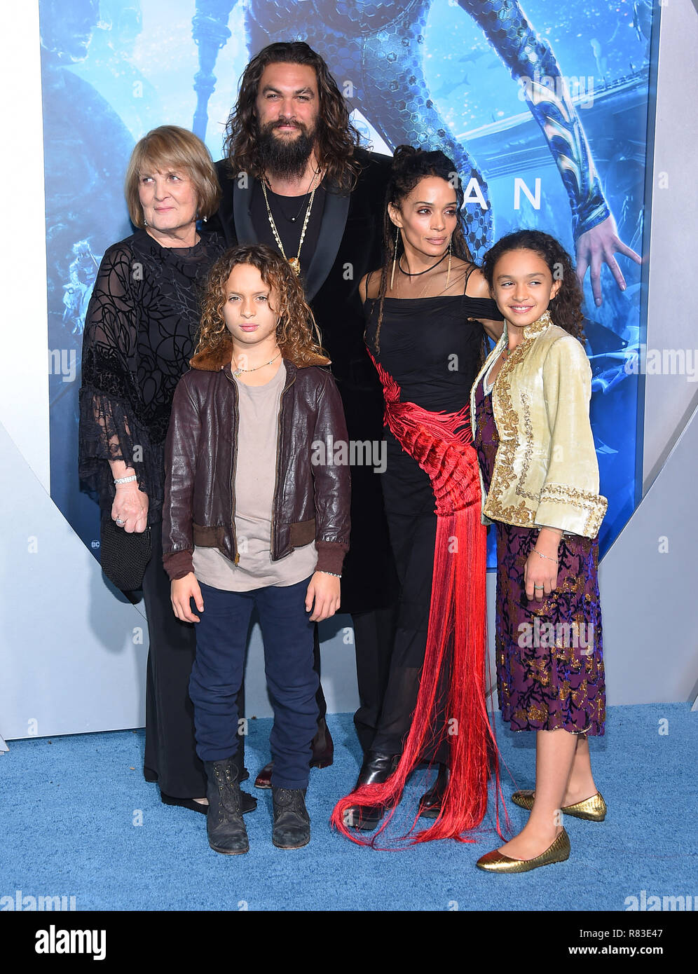 Hollywood, Kalifornien, USA. 12 Dez, 2018. Coni Momoa, Jason Momoa ...