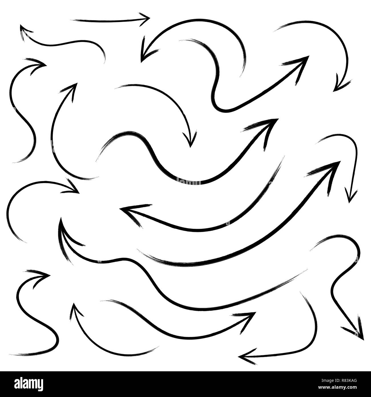 Handgezeichnete pfeile -Fotos und -Bildmaterial in hoher Auflösung – Alamy