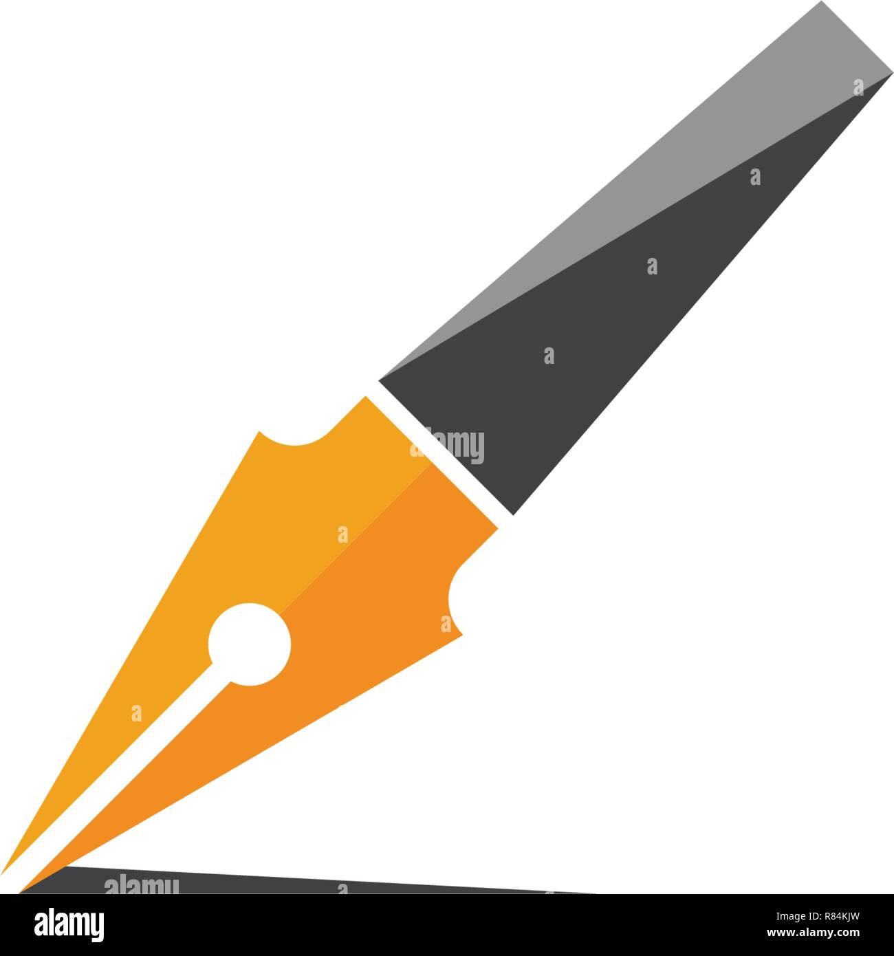 Stift logo Stock-Vektorgrafiken kaufen - Alamy