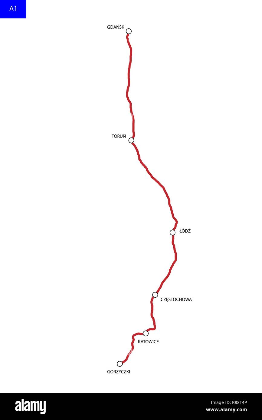 Autobahn a1 karte -Fotos und -Bildmaterial in hoher Auflösung – Alamy