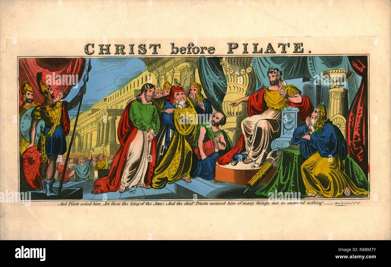 Prozess gegen jesus vor pontius pilatus -Fotos und -Bildmaterial in hoher Auflösung – Alamy