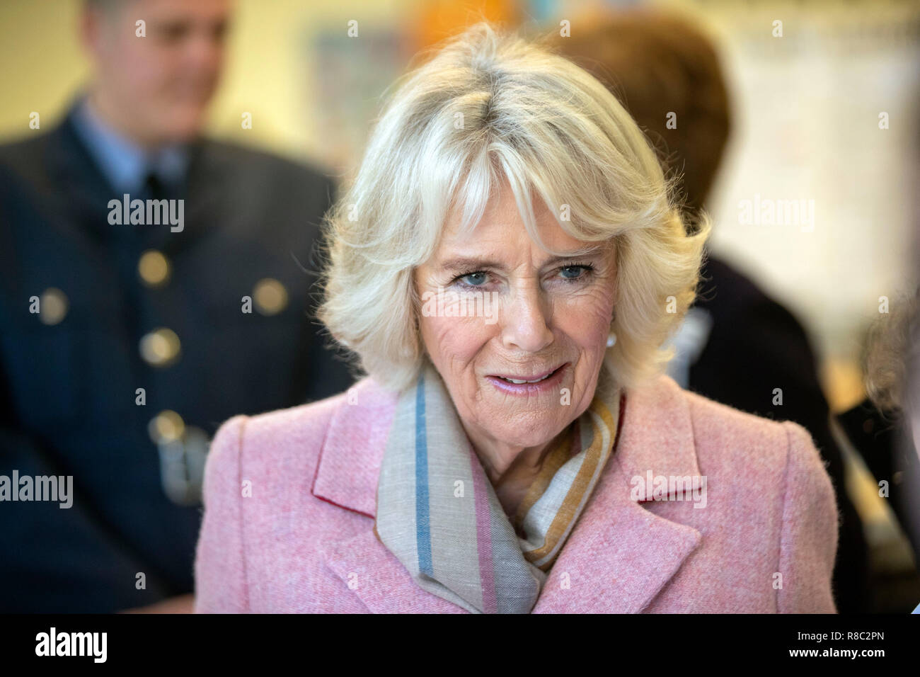 Die Herzogin von Cornwall bei einem Besuch der Lackham Campus der ...