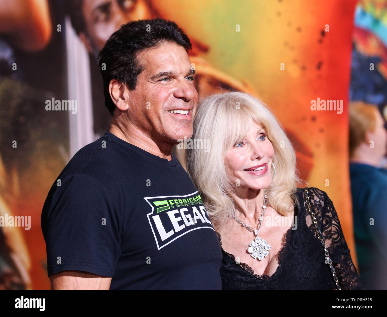 HOLLYWOOD, Los Angeles, CA, USA - 10. Oktober: Lou Ferrigno, Carla ...