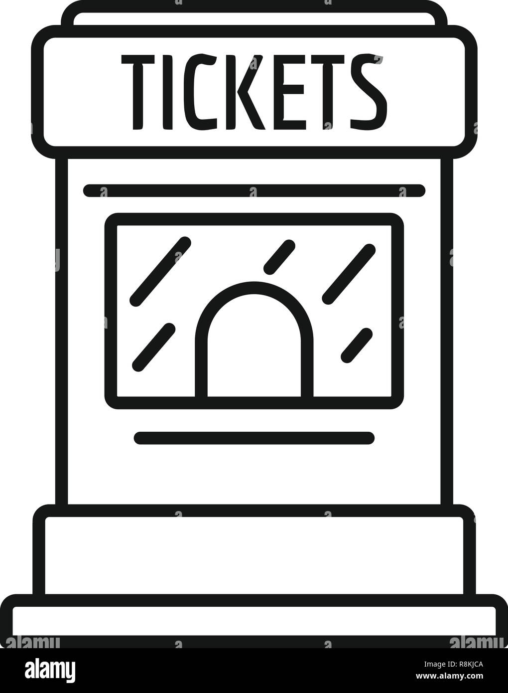 Kiosk fenster Stock-Vektorgrafiken kaufen - Alamy