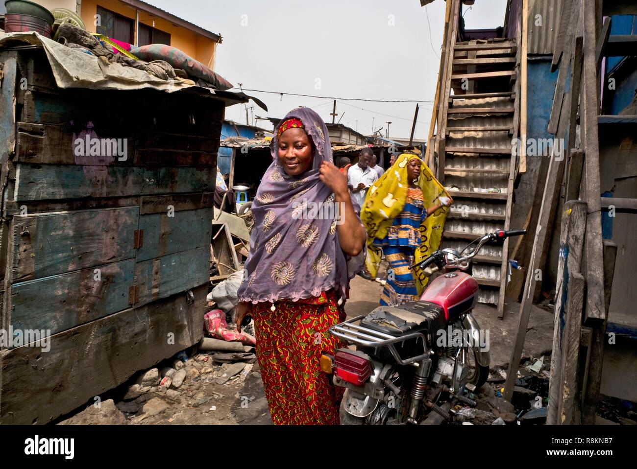 Ghana, Accra, in der Sodom und Gomorra Slums Stockfotografie - Alamy