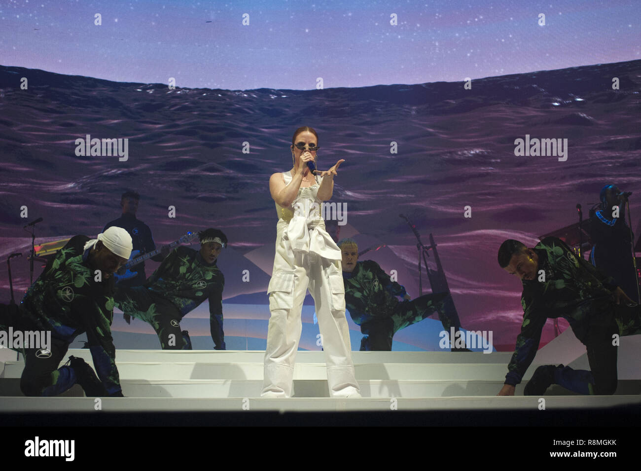 Pop Sänger Jess Glynne führt an die SSE-Hydro in Glasgow als Teil ihrer ...