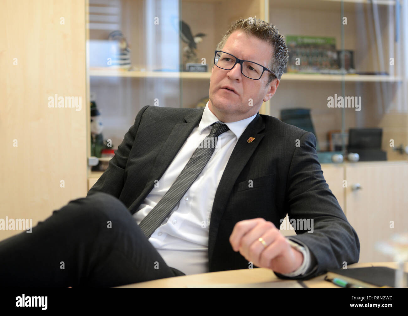 Wittlich, Deutschland. 12 Dez, 2018. Jörn Patzak, Leiter der Wittlich ...