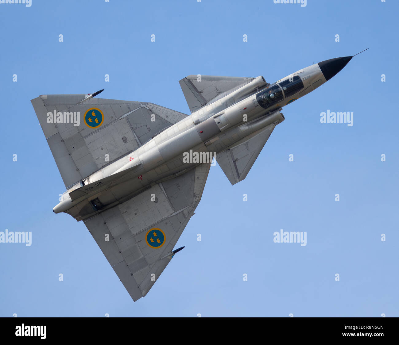 AJS Saab 37 Viggen Stockfotografie - Alamy