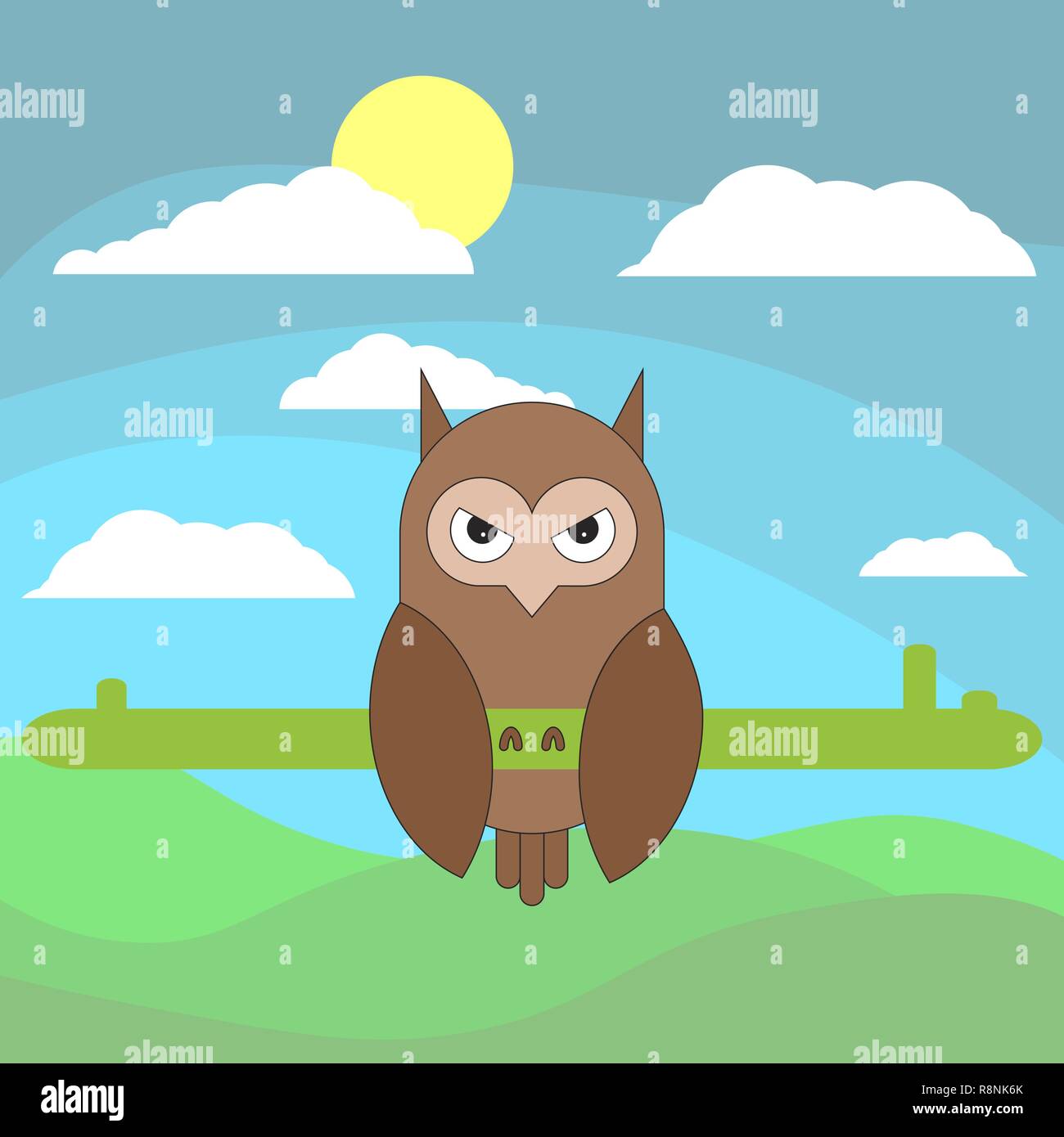 Cartoon Eule Stockfotos und -bilder Kaufen - Alamy