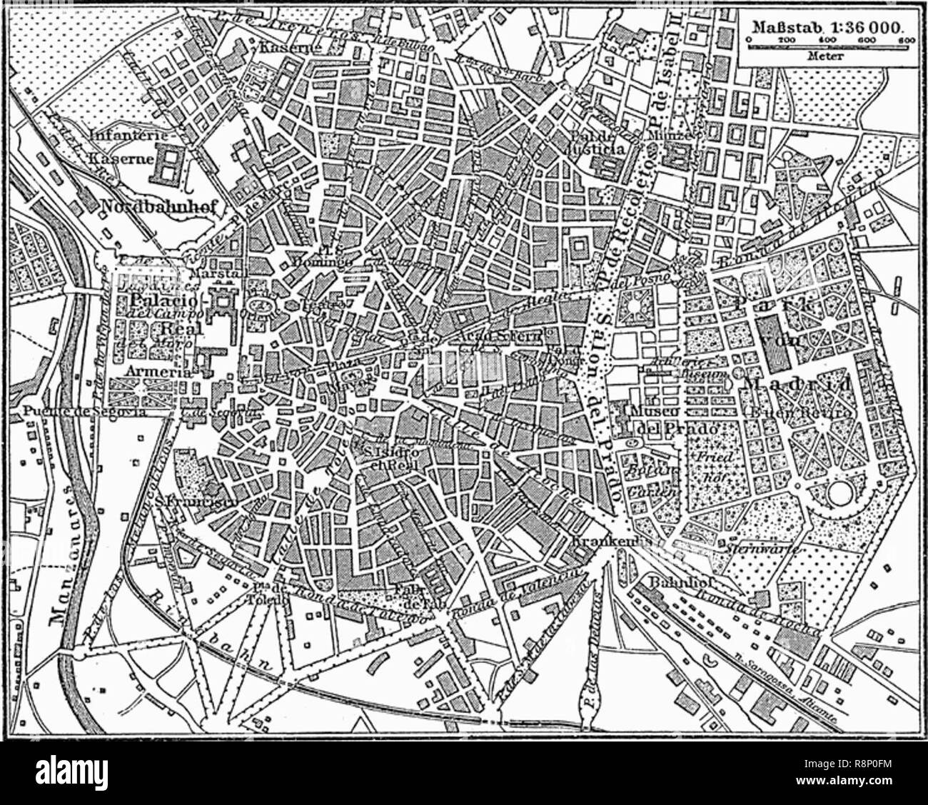 Mappa di madrid -Fotos und -Bildmaterial in hoher Auflösung – Alamy