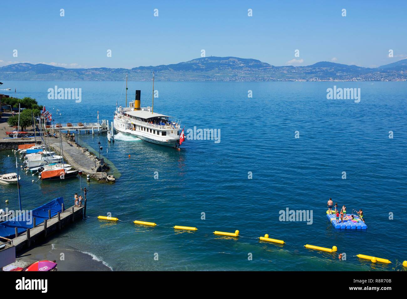 Genfer See Promenade Stockfotos und -bilder Kaufen - Alamy
