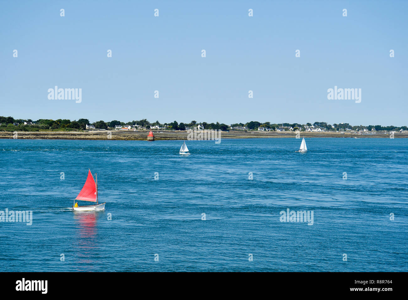 Frankreich, Morbihan, Golf von Morbihan, Regionaler Naturpark der Golf ...