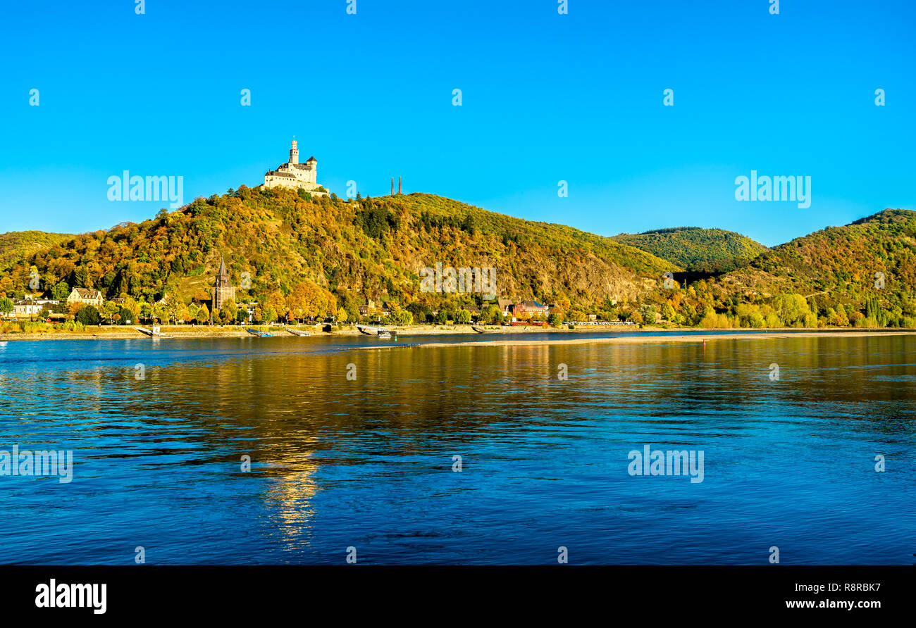 Marksburg rhine valley castle germany -Fotos und -Bildmaterial in hoher ...