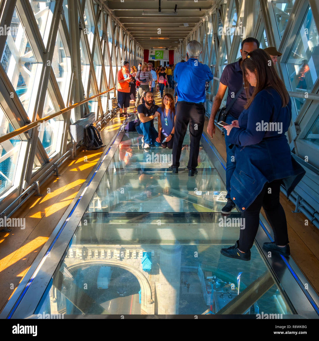 London, UK, 15. Mai 2018: Tower Bridge Ausstellung ist a muß sehen ...