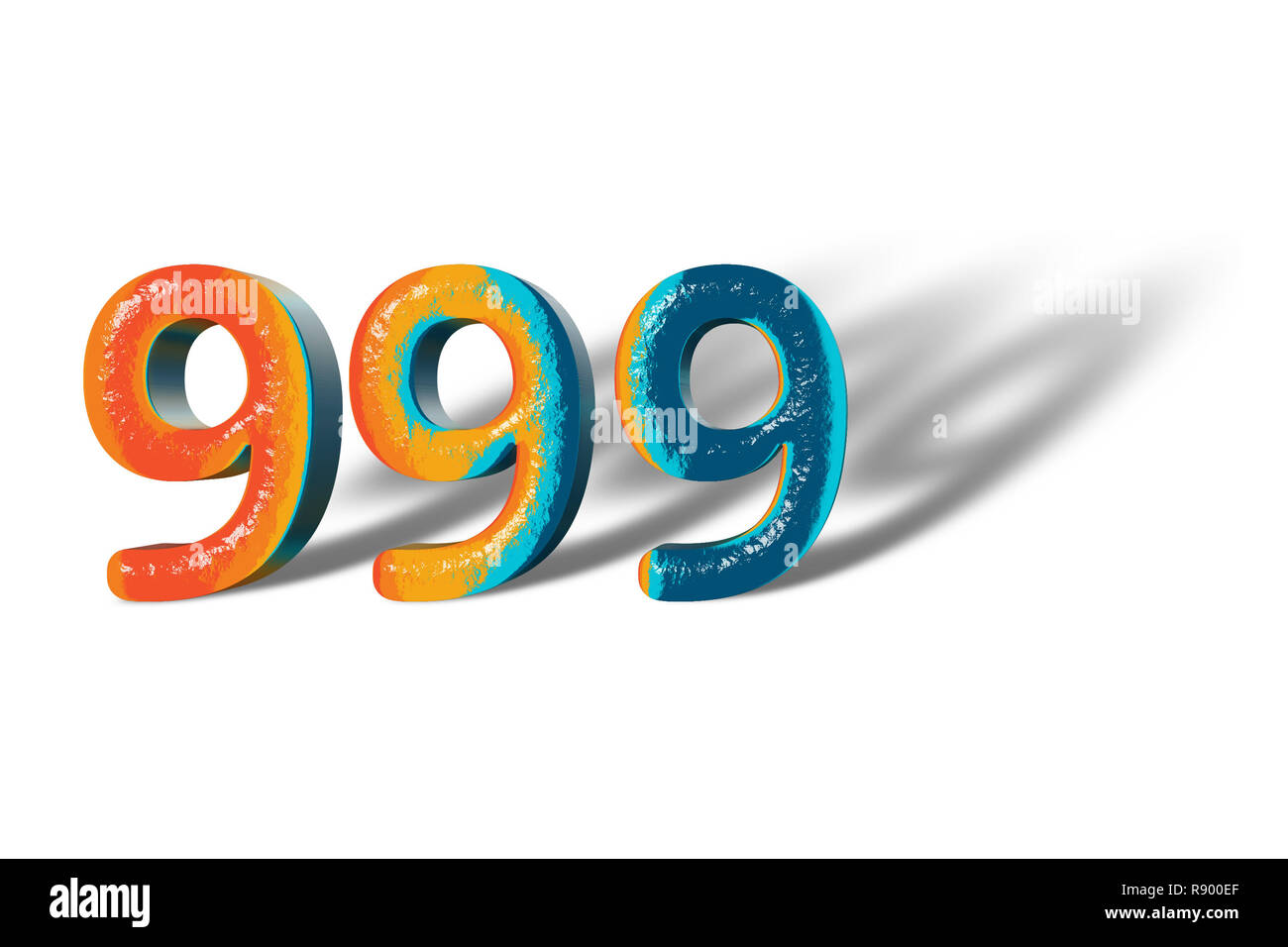 Number 999 -Fotos und -Bildmaterial in hoher Auflösung – Alamy