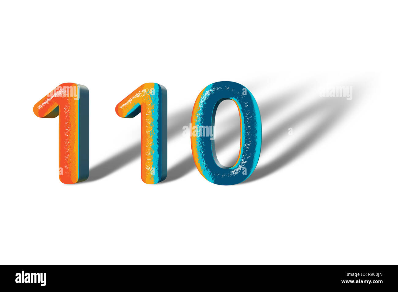3d nummer 110 -Fotos und -Bildmaterial in hoher Auflösung – Alamy