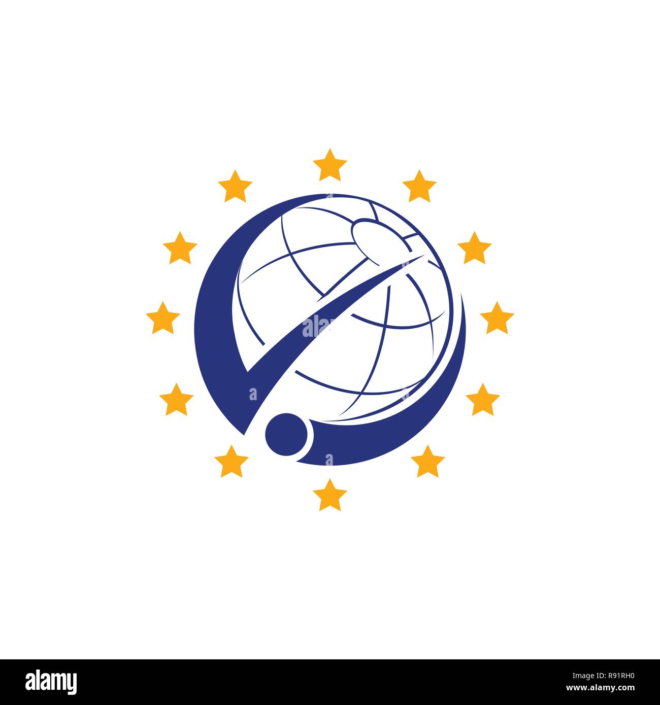 Vektor Mensch und Planet logo Kombination. Volk und Welt Symbol oder ...