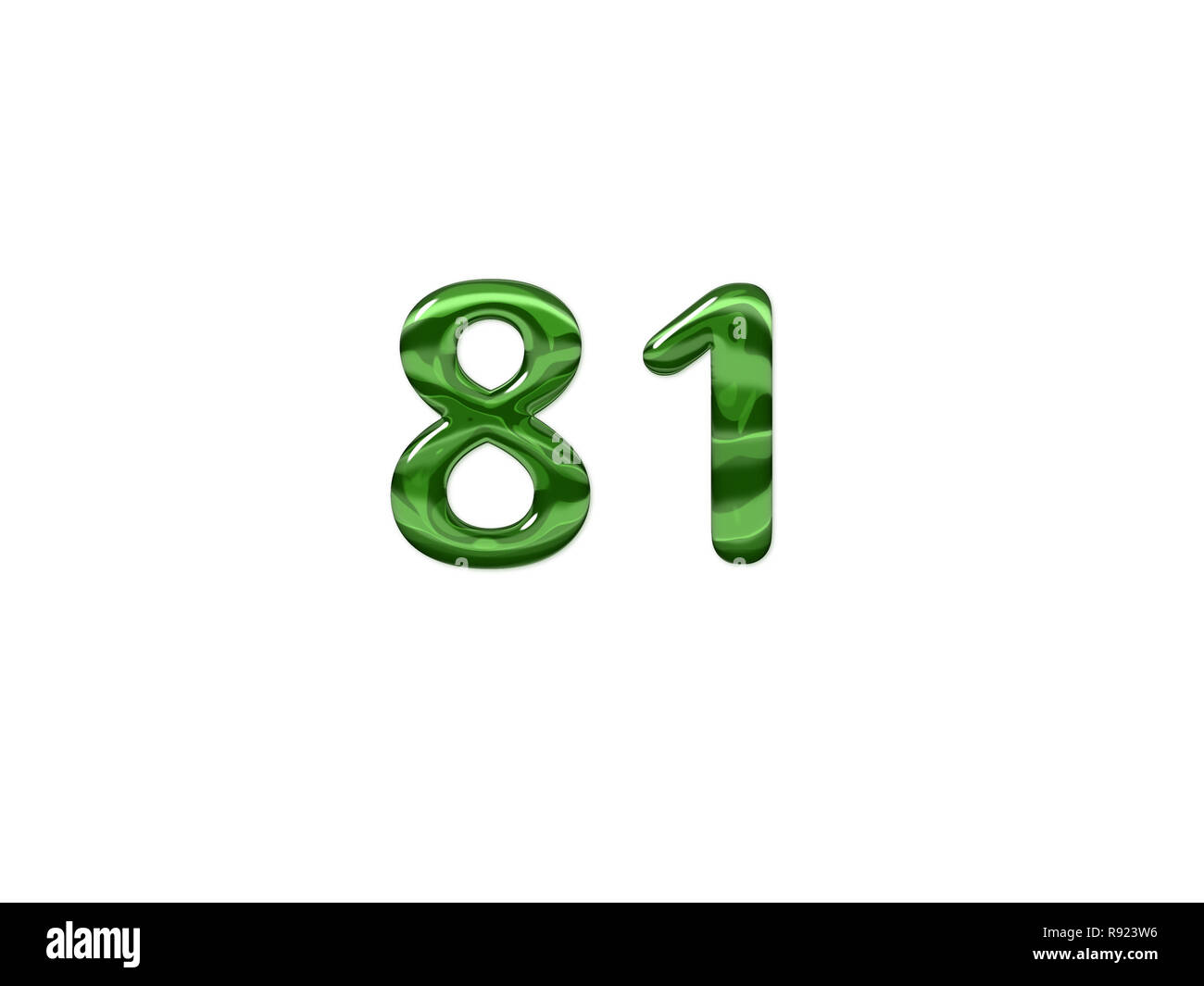 3d nummer 81 Stockfotos und -bilder Kaufen - Alamy
