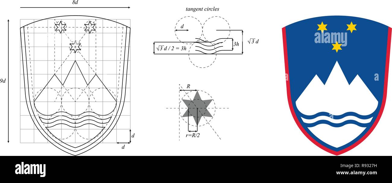 Wappen detail Stock-Vektorgrafiken kaufen - Alamy